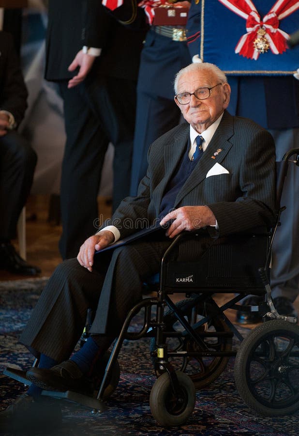 Nicholas Winton imagen de archivo editorial. Imagen de humanitario ...