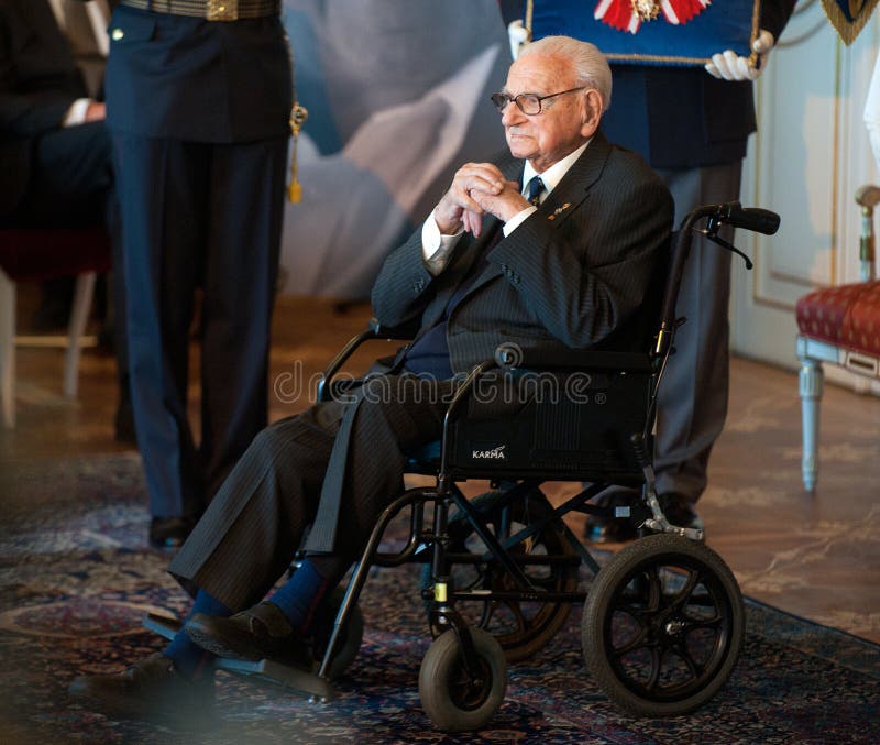 Nicholas Winton fotografia editorial. Obraz złożonej z humanitarysta ...