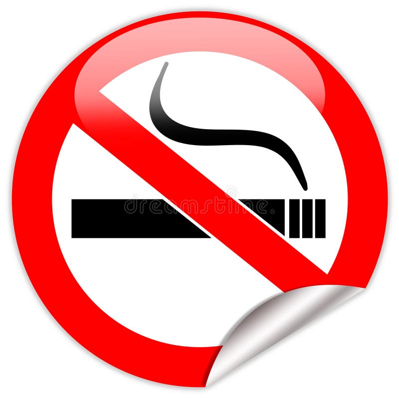 Nichtraucherzeichen stock abbildung. Illustration von eingeschränkt ...