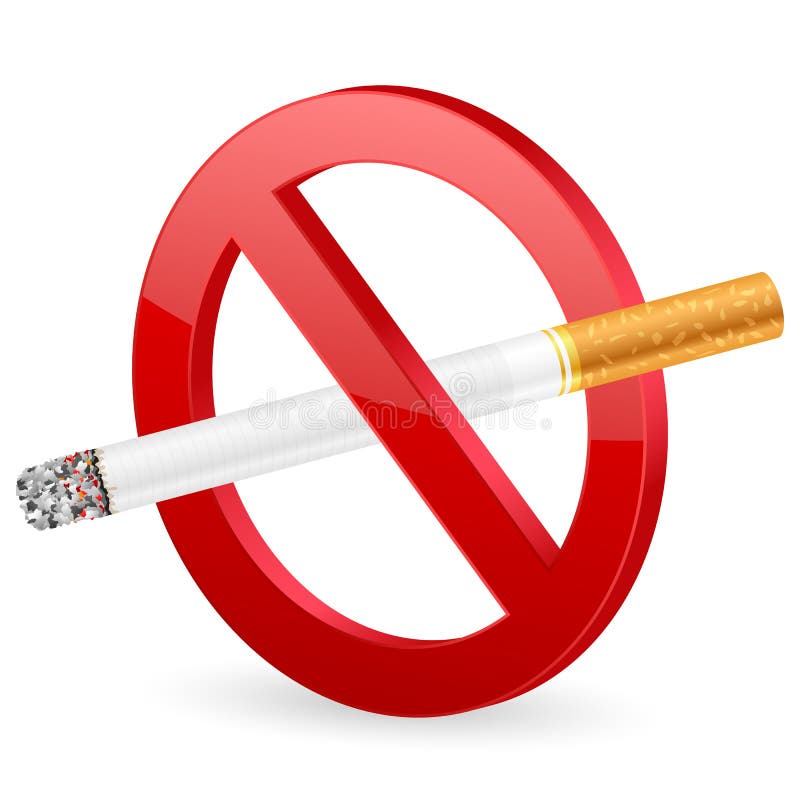 Nichtraucherzeichen vektor abbildung. Illustration von abbildung - 24702658