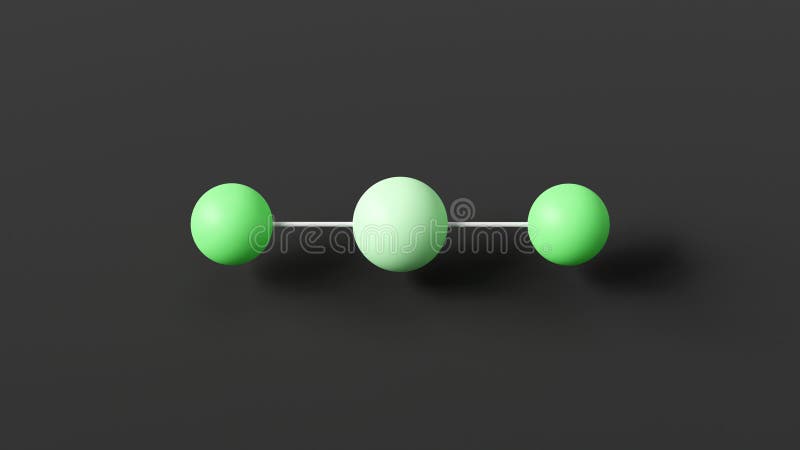 Nickel(ii) Chloride Molecular Structure, Chlorides, Ball and Stick 3d ...