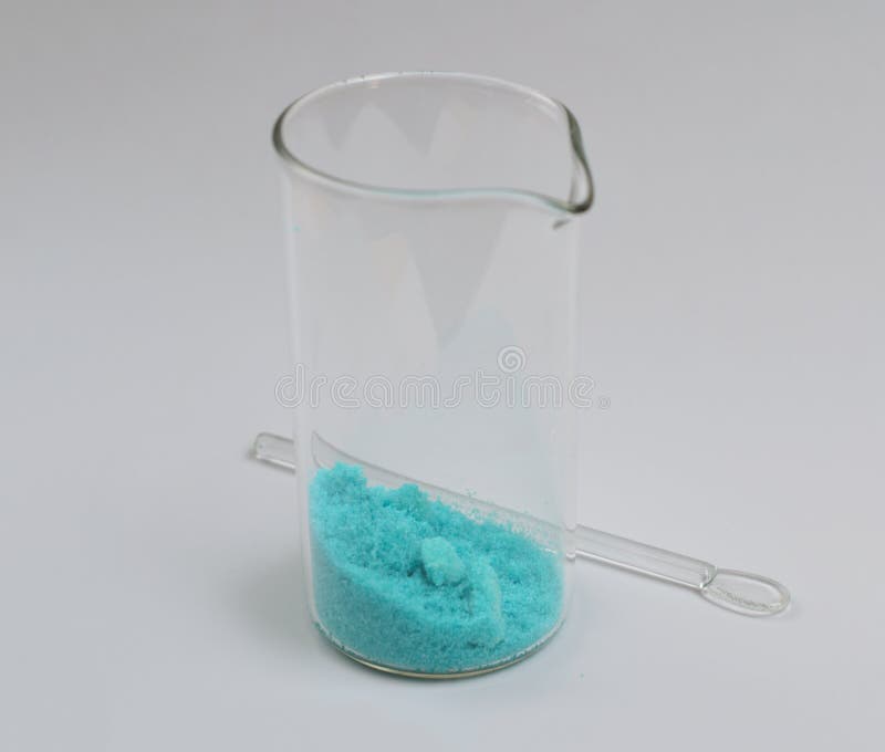 Nickel II Sulfate or Just Nickel Sulfate Stock Image - Image of color ...