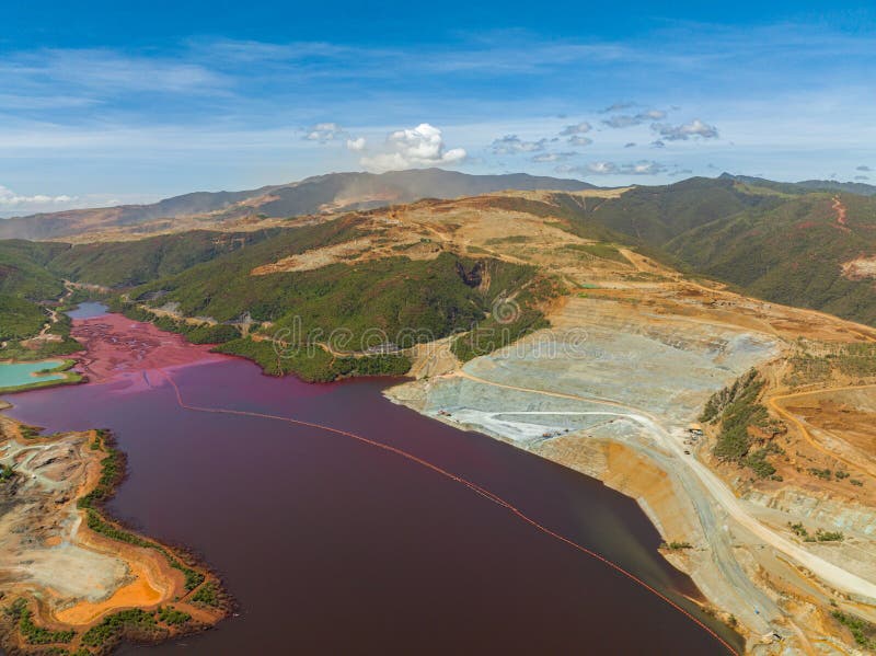 Nickel Mining in the Philippines. Stock Image - Image of truck, flooded ...