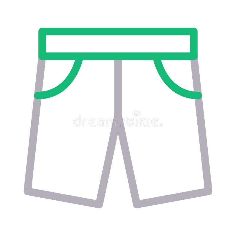 Nicker color line icon stock illustration. Illustration of clothing ...