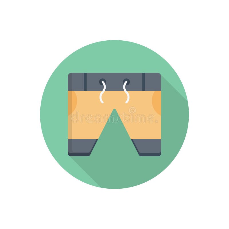 Nicker Vector Flat Colour Icon Stock Vector - Illustration of clothing ...