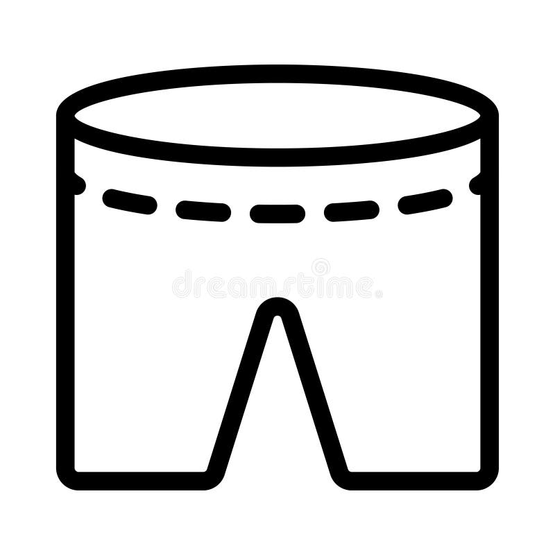 Nicker Thin Color Line Vector Icon Stock Vector - Illustration of ...