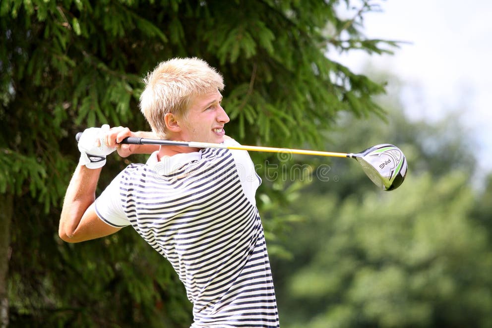 Nicolas Murtagh at the Golf Prevens Trpohee 2009 Editorial Image ...