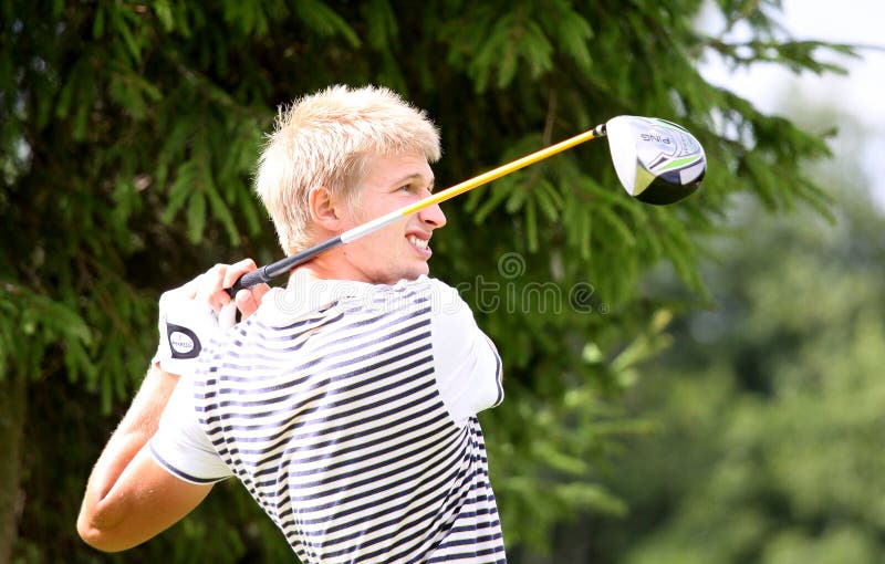 Nicolas Murtagh at the Golf Prevens Trpohee 2009 Editorial Photography ...