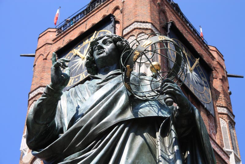 Nicolaus Copernicus stock image. Image of astrolabe, memorial - 24627185