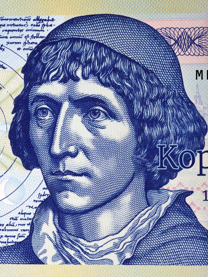 Nicolaus Copernicus a Portrait from Money Editorial Stock Photo - Image ...