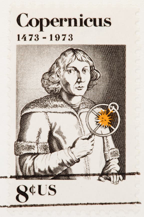 Nicolaus Copernicus Stamp editorial image. Image of country - 12204720
