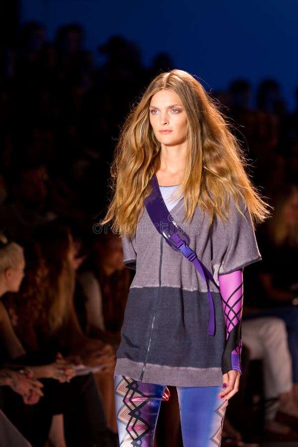 Nicole Miller Spring 2012 Collection Editorial Stock Image - Image of ...