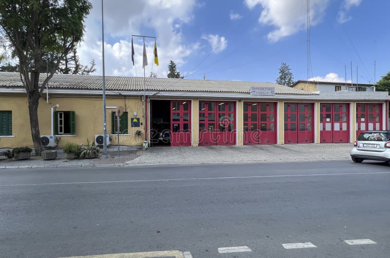 The Fire Station Building in Nicosia, the Capital of Cyprus Editorial ...