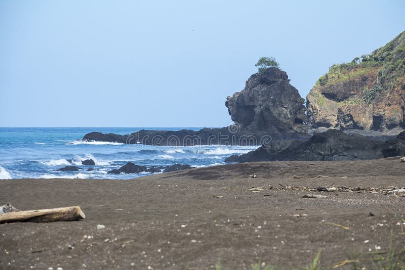 Carrillo Beach in the Near of Samara Stock Image - Image of summer ...