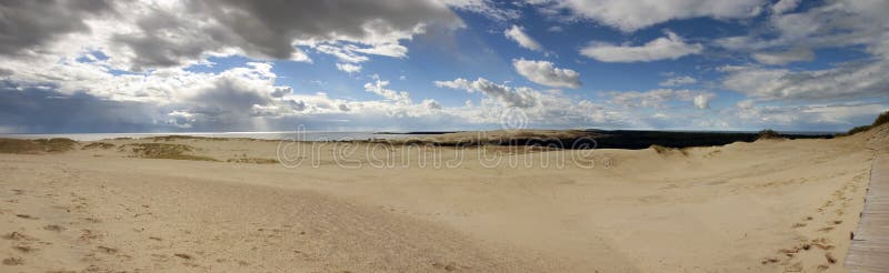 Nida Panorama stock photo. Image of neringa, environment - 269576