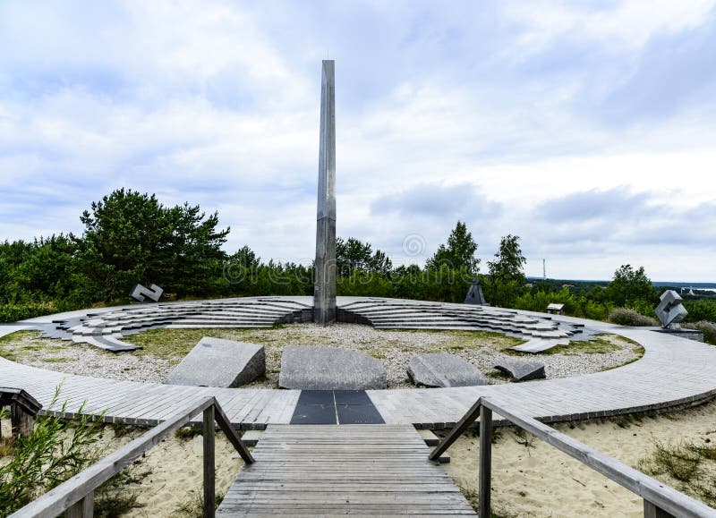 Nida, Península Do Neringa, Lithuania, Europa Fotografia Editorial ...