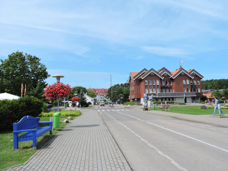 Nida Resort Town, Lithuania Editorial Photo - Image of town, place ...