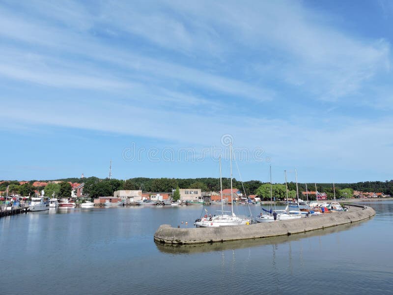 Nida Resort Town, Lithuania Editorial Stock Image - Image of pier ...