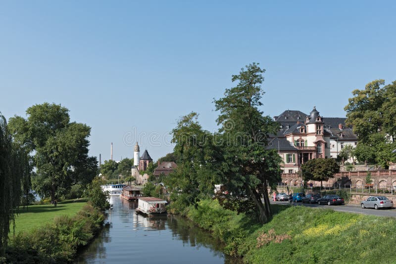 The Nidda River Near Frankfurt Hoechst Editorial Stock Image - Image of ...