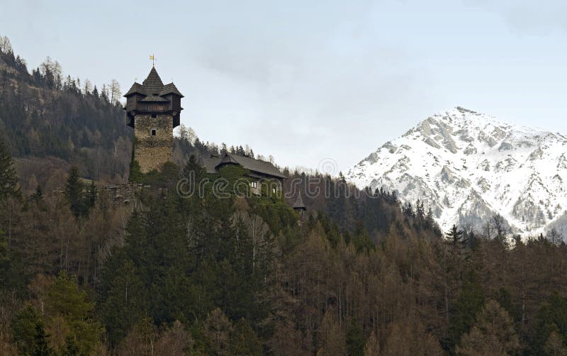 Niederfalkenstein Castle Barbican Stock Image - Image of mountain ...