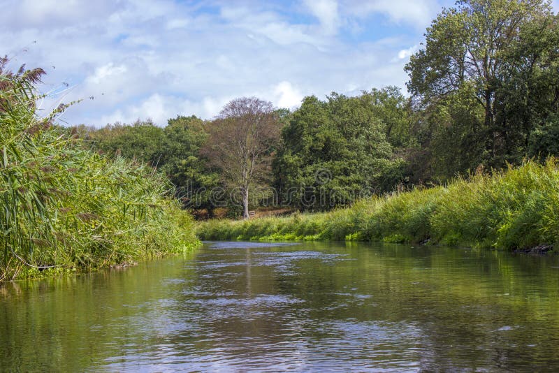 Niers River, Geldern, Germany Stock Photo - Image of holiday, north ...