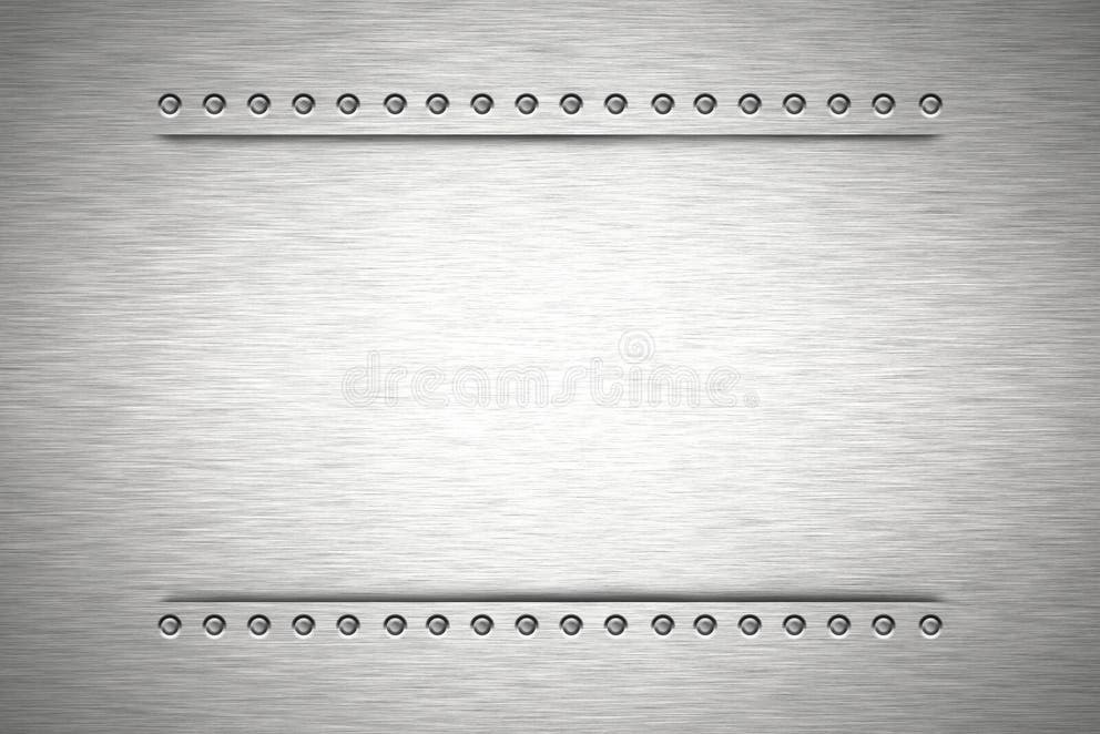 Niete im Stahl stock abbildung. Illustration von industriell - 60871769