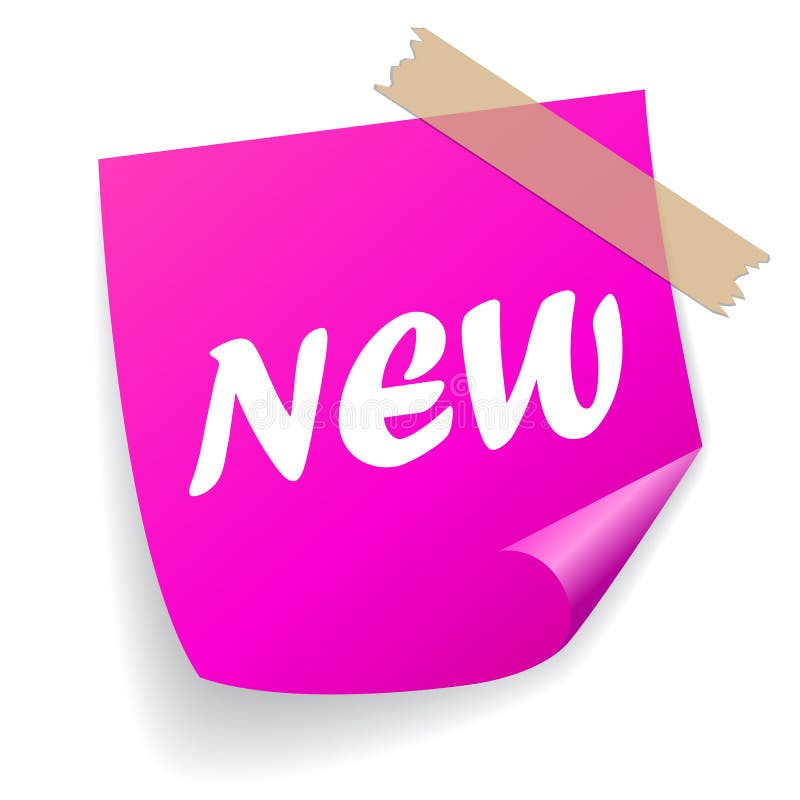 Nieuw Product Vectormarkeringen Vector Illustratie - Illustration of ...