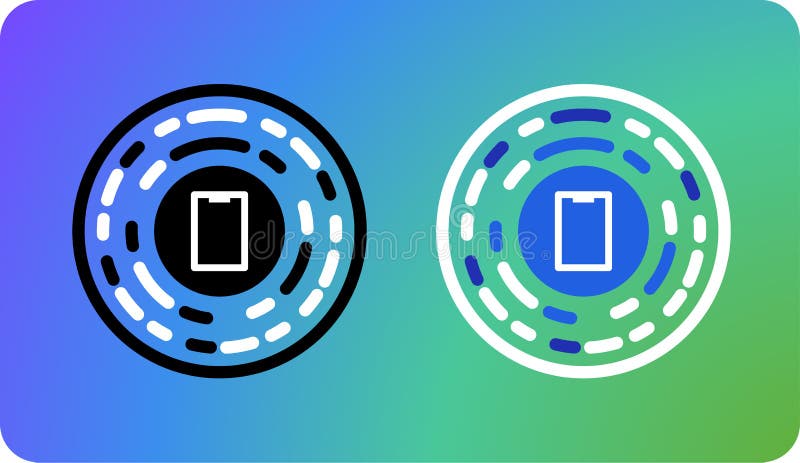 Nieuwe Stijl Van Qr - Code Ronde Qr - Code. Cirkel. Vector Vector ...