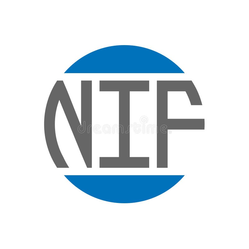 NIF Letter Logo Design on White Background. NIF Creative Initials ...