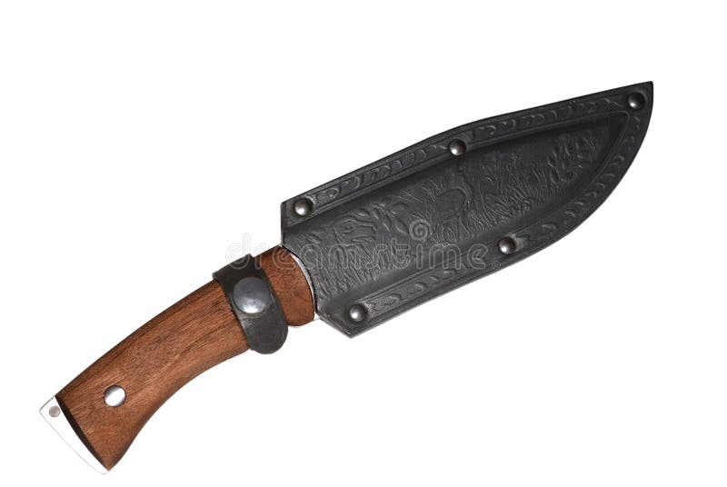 nife in a cover stock image. Image of sheath, scabbard - 20206961