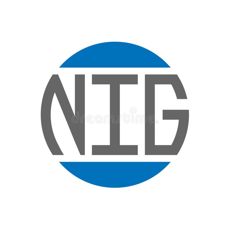 NIG Letter Logo Design on White Background. NIG Creative Initials ...