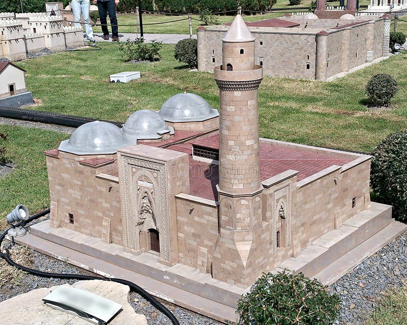 Nigde Alaeddin Camii stock image. Image of turkey, clock - 45142997