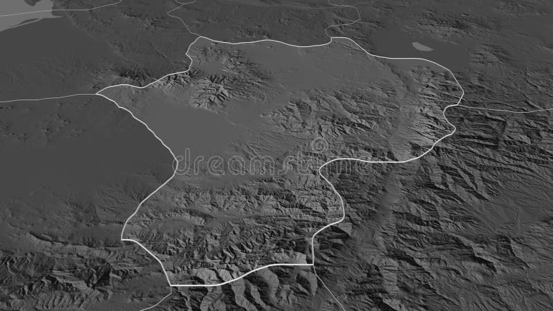 Nigde, Turkey - Outlined. Bilevel Stock Illustration - Illustration of ...