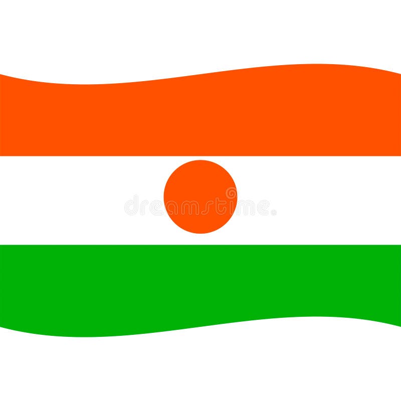 Niger Flag Vector Isolated 2 Stock Vector - Illustration of niger, pole ...