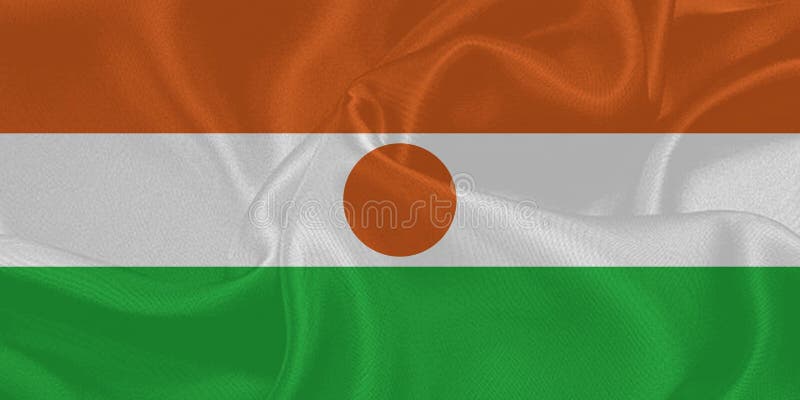 Niger Flag Waving in the Wind Stock Illustration - Illustration of ...