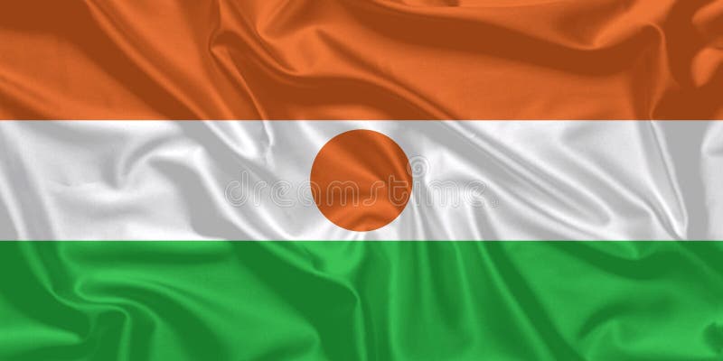 Niger Flag Waving in the Wind Stock Illustration - Illustration of ...