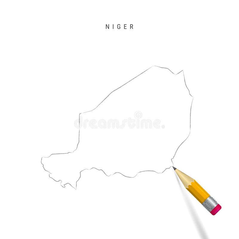 Niger Outline Stock Illustrations – 810 Niger Outline Stock ...