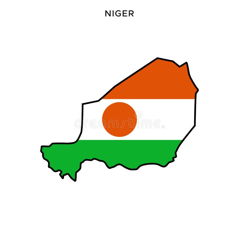 Map of Niger Vector Design Template. Stock Vector - Illustration of ...