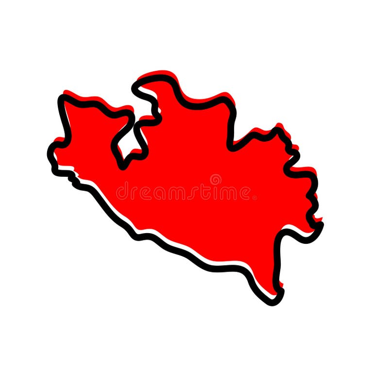 Niger State of Nigeria Vector Map Illustration Stock Illustration ...