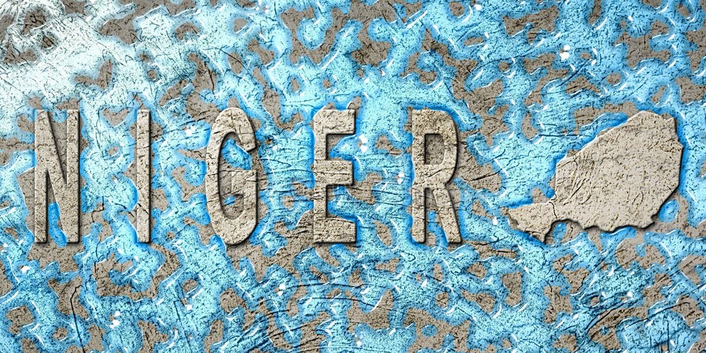 Niger Water Management Concept Stock Illustration - Illustration of ...