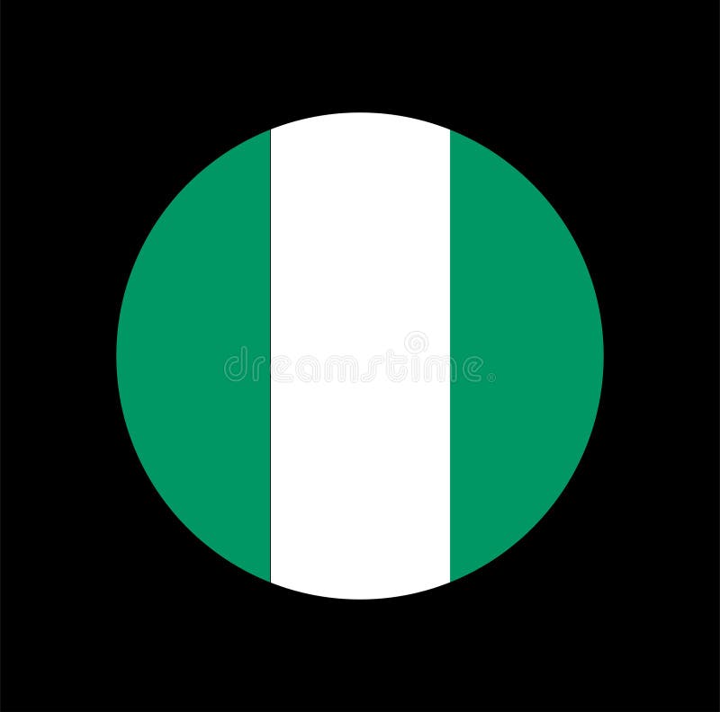 Nigeria Flag Round Shape Stock Illustrations – 177 Nigeria Flag Round ...