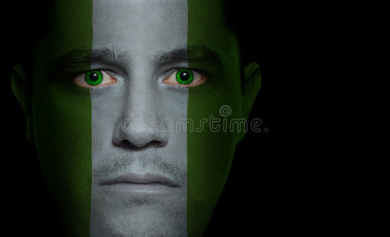 Basque Flag - Male Face stock photo. Image of glory, expressive - 2937272