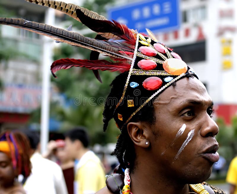 Nigerian man editorial image. Image of custom, perform - 14049365