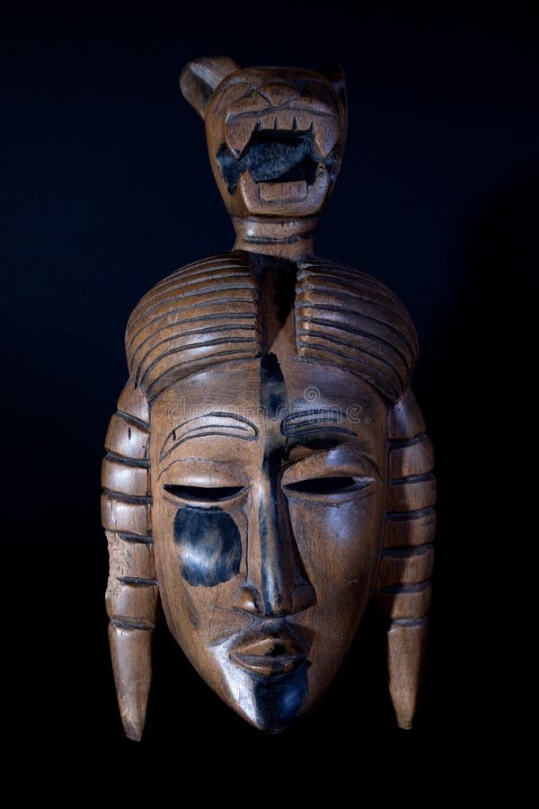 Nigerian Mask stock photo. Image of spiritual, wooden - 12200094