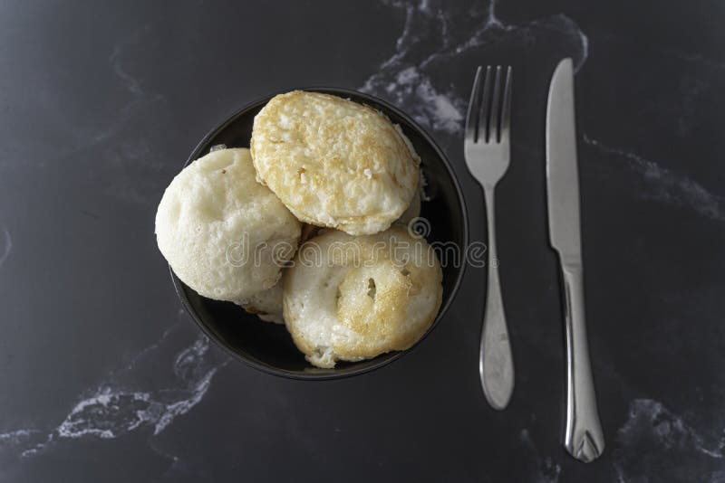 Nigerian Rice Cake Masa Served in a Bowl Stock Image - Image of lunch ...