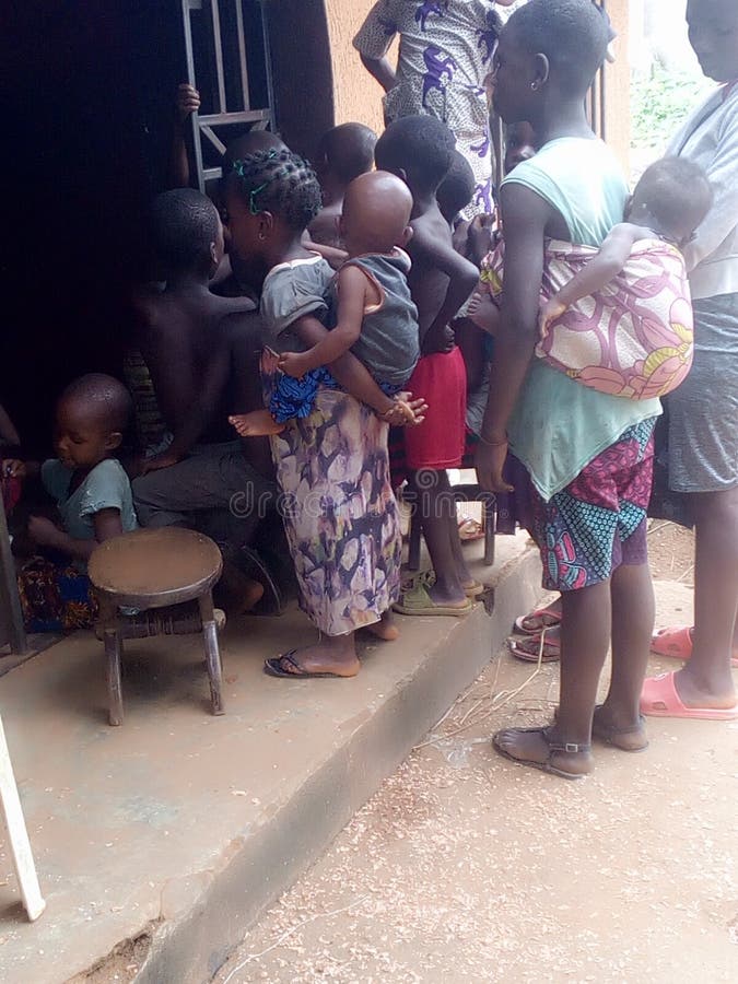 Nigerian Rural Reaction To Technology Editorial Stock Photo - Image of ...