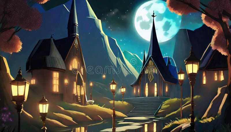 Night Animated Image Stock Illustrations – 4,532 Night Animated Image ...