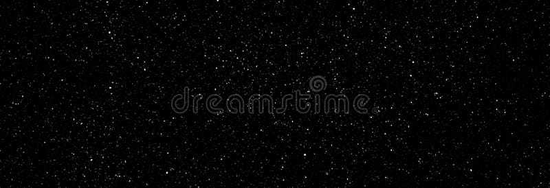 Night Black Starry Sky Horizontal Background Banner Stock Illustration ...