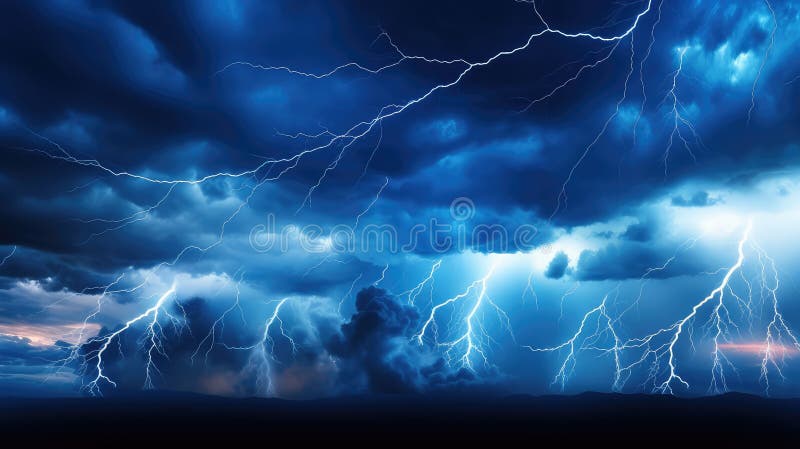 Light Blue Lightning