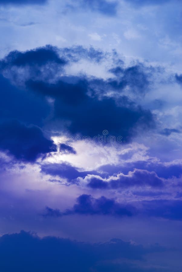 Night Blue Sky and Moonlight Background. Stock Image - Image of ...